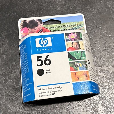 New HP 56 C6656AC Black Ink Cartridge Exp Jan 2007 Deskjet Photosmart ...