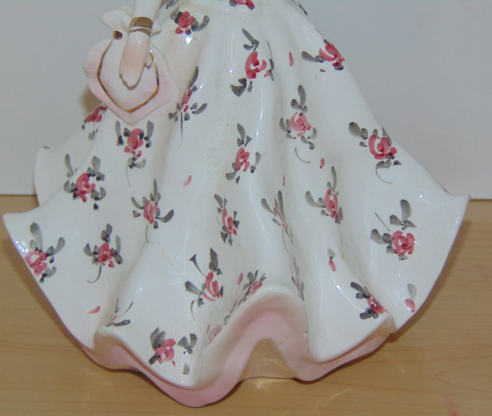 Vintage Rare &HTF 8" Lady w/ Floral Dress Bonnet & Purse-Lefton #780B ...