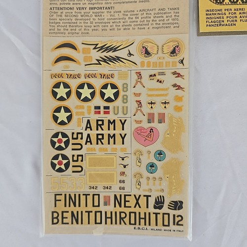 USA North American B-25 Mitchell decal set by ESCI in 1/72 scale | eBay