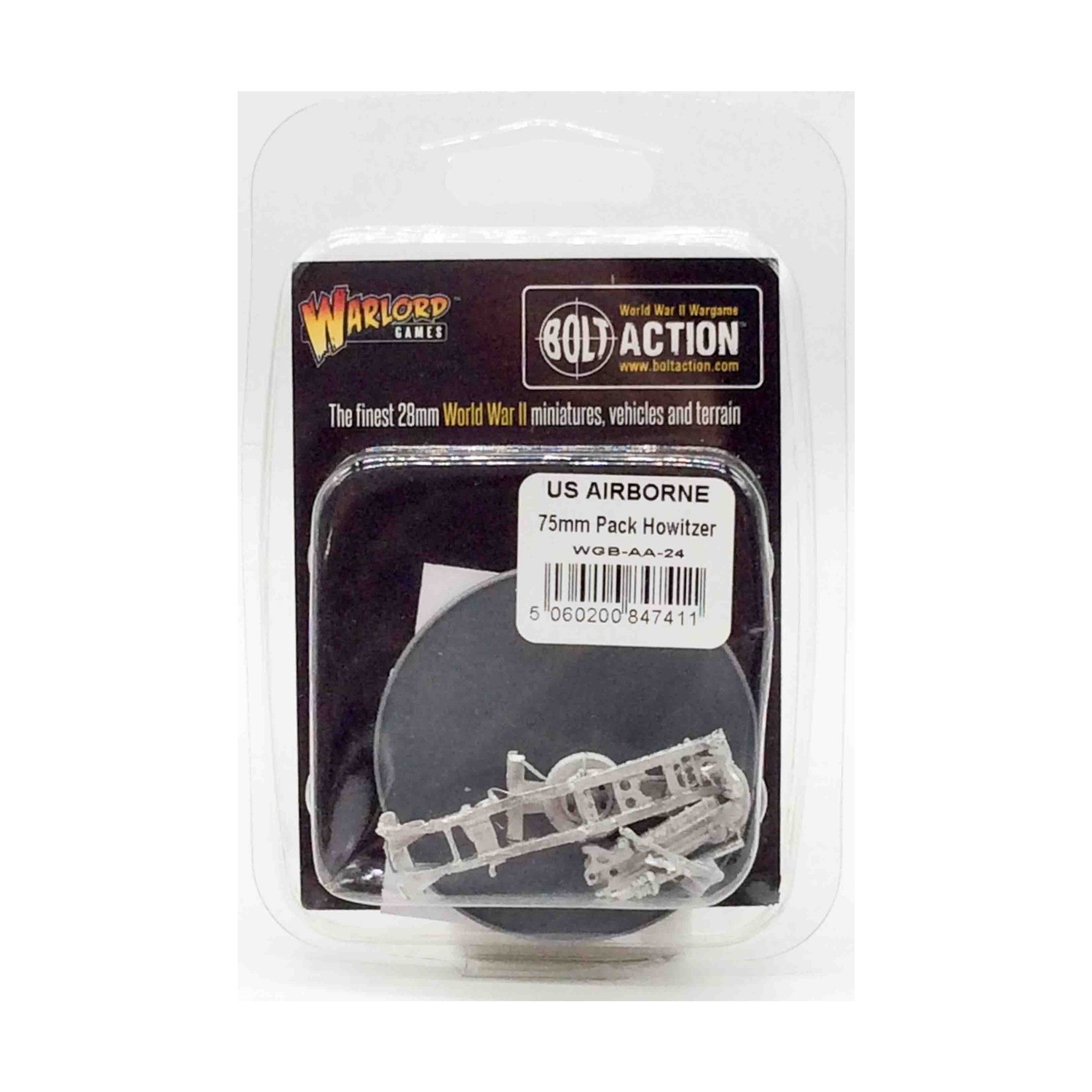 Warlord Bolt Action Aussie 28mm US Airborne 75mm Pack Howitzer Pack New ...