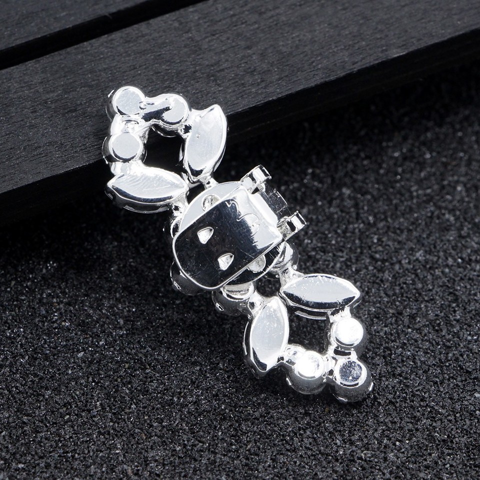 1 Pair Alloy Crystal Shoe Buckle Clips Shoe Decoration Rhinestone ...