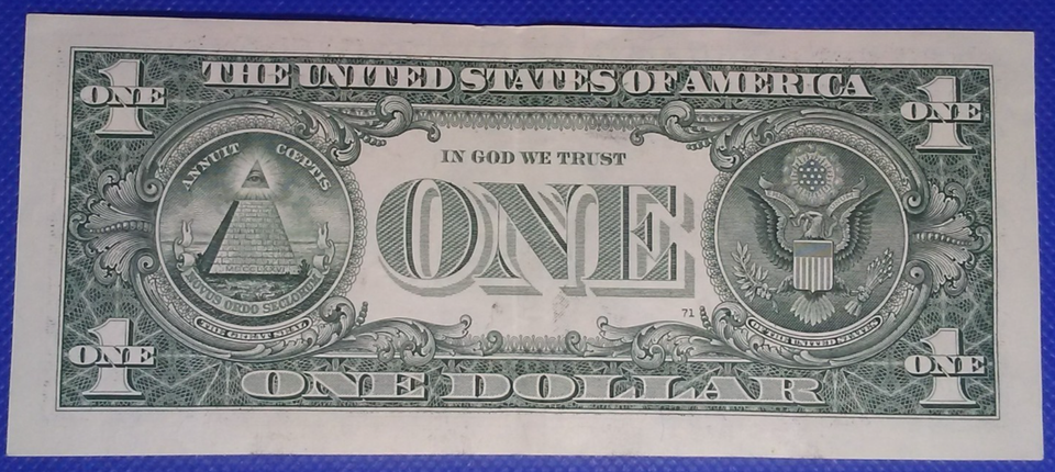 2021 Eight Digit Broken Ladder Fancy Serial Number One Dollar Bill | eBay