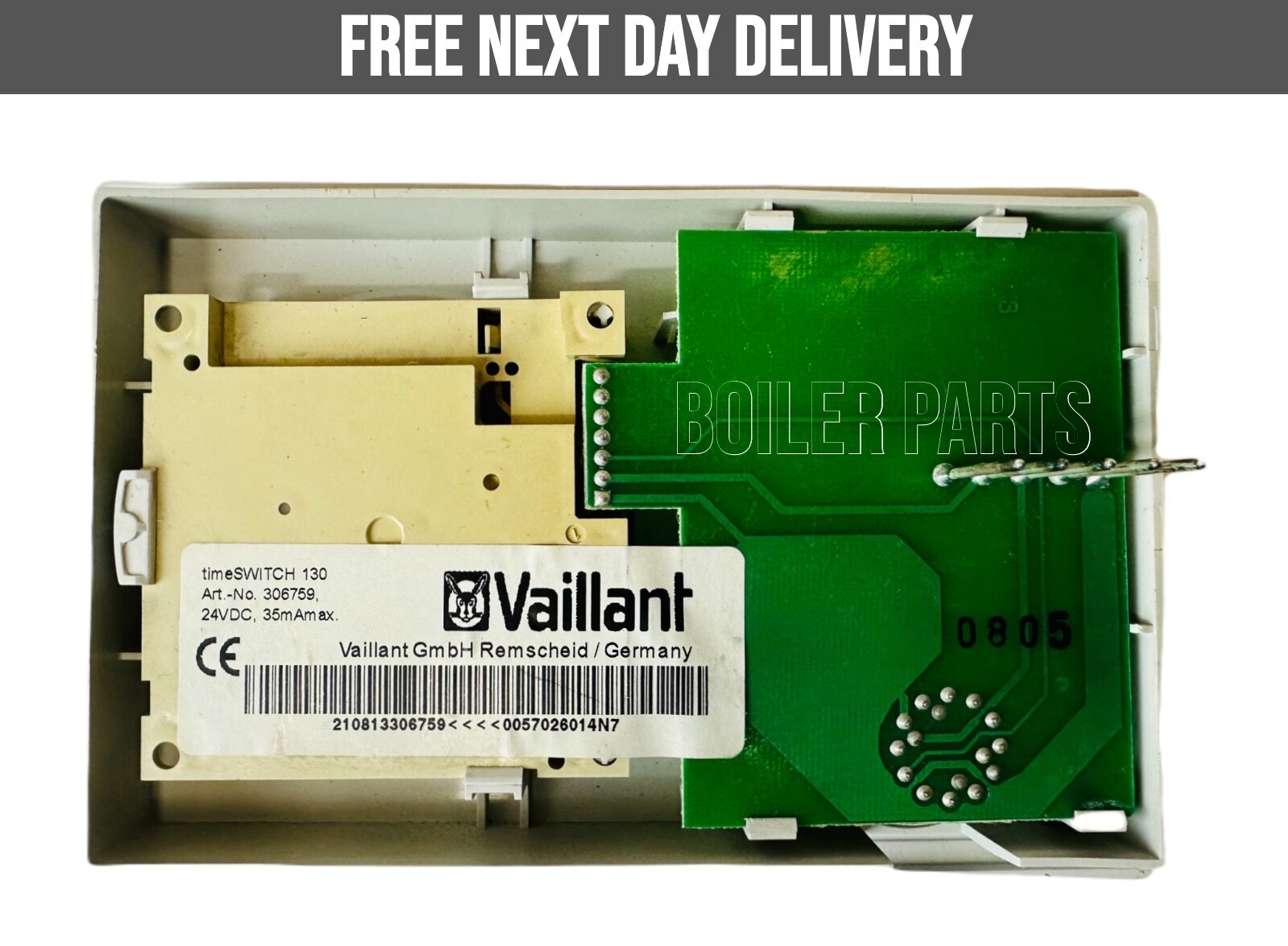 306759 VAILLANT TIME SWITCH 130 24HR MECHANICAL ANALOGUE TIMER CLOCK ...