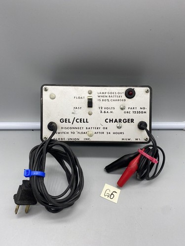 Vintage Gel Cell Trickle Charger Globe Union Inc Part# GRC 12350M | eBay