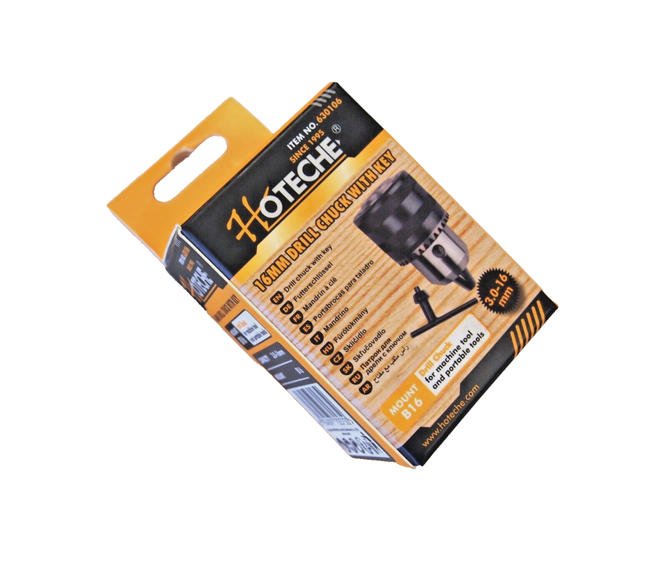 5/8" Drill Press Chuck Replacement B16 Taper Drill Chuck 1/8" - 5/8 ...