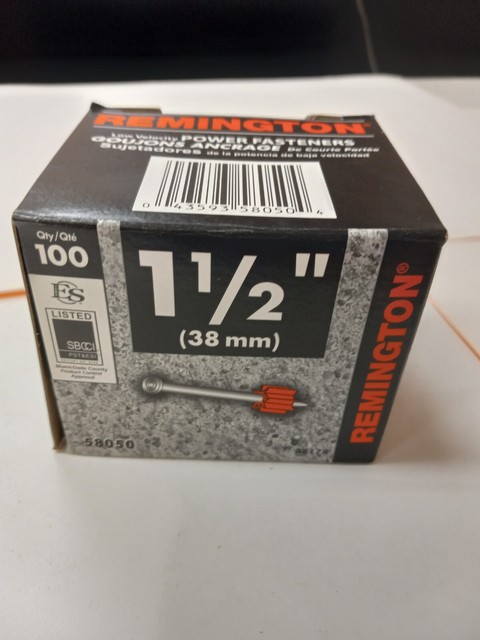 Remington 1 1/2" Power Fasteners Made in USA 100 Ct for sale online | eBay