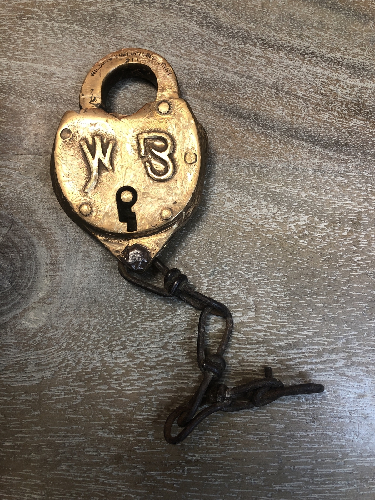 Wilson Bohannan 311 WB WB Padlock | eBay