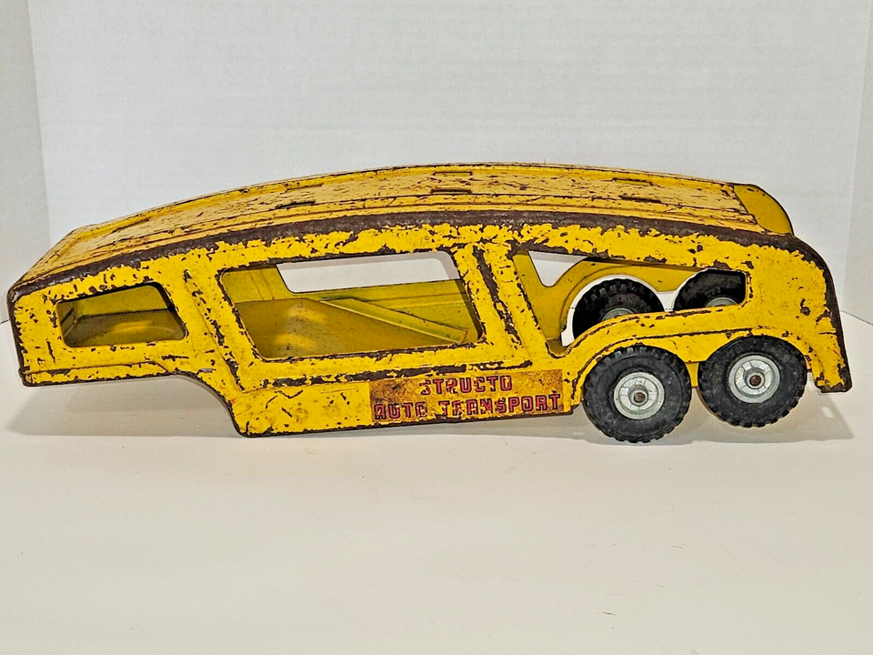 Vintage Structo Auto Transport Trailer Only for Parts/Restoration | eBay