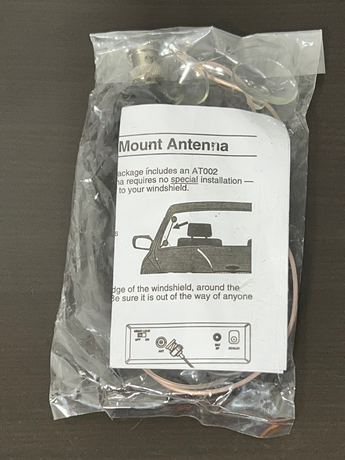 Uniden AT002 Mobile Suction Cup Mount Scanner Antenna for sale online ...