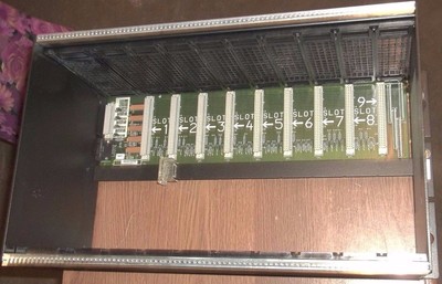 GE FANUC IC697CHS790D 9 SLOT REAR MOUNT RACK IC697CHS790 D 9-SLOT PLC ...
