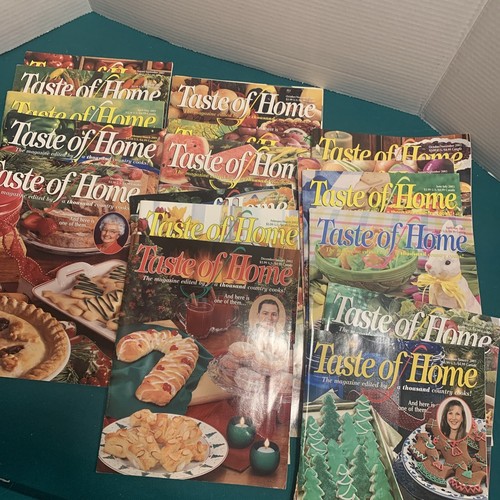 Huge Lot Of 17 Vintage Taste Of Home Magazines 2001-2003 Food Recipes ...