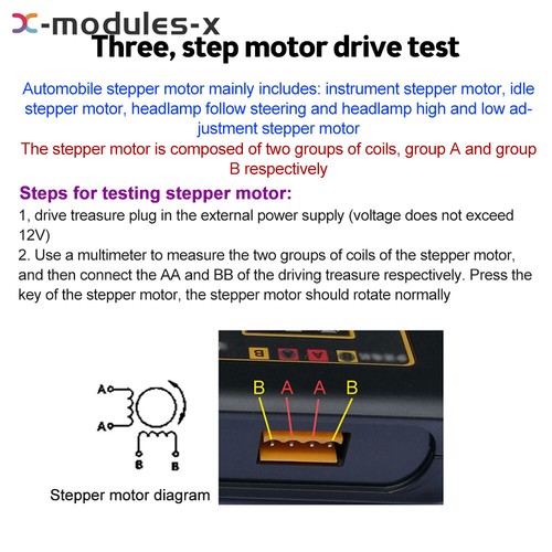 Automobile Ignition Coil Test Injector Solenoid Valve Idle Stepper ...