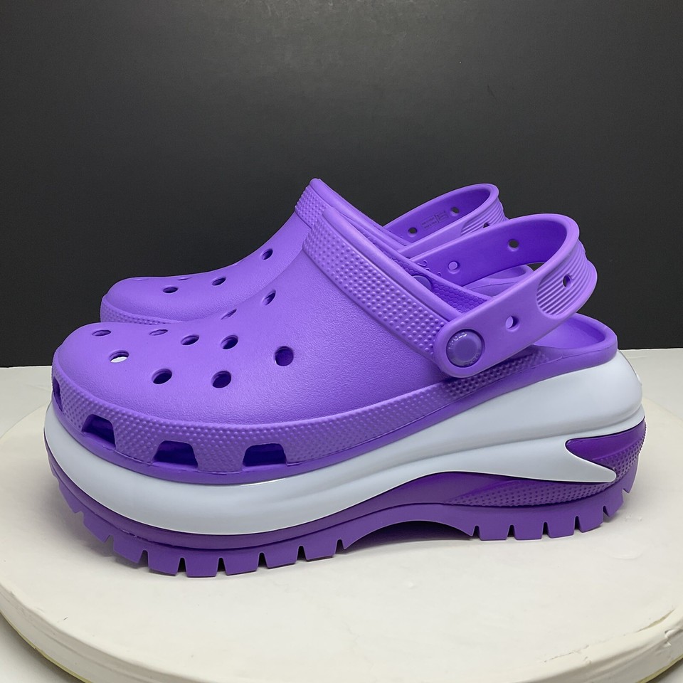 Crocs Shoes Women 8 Men 6 Mega Crush Clogs Chunky Platform Galaxy ...