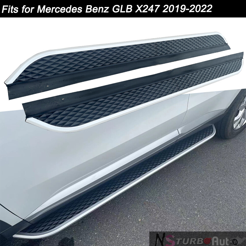 Silver Running Boards For SUV 2-Piece Running Boards / Side Steps For ...