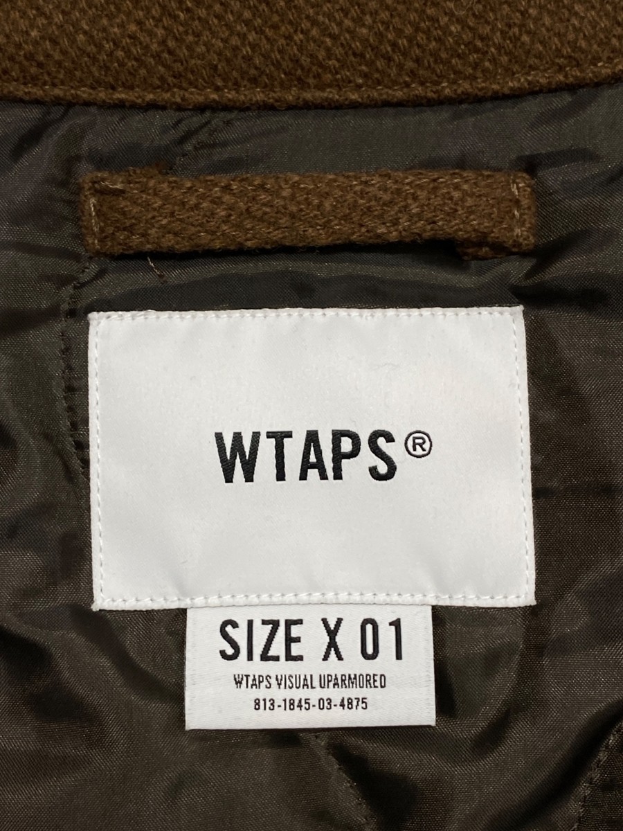 WTAPS WCPO 01 /JACKET /WONY.MELTON Size: 1 Brown Men 212WVDT WTAPS WCPO 01 /JACKET /WONY.MELTON Size: 1 Brown Men 212WVDT