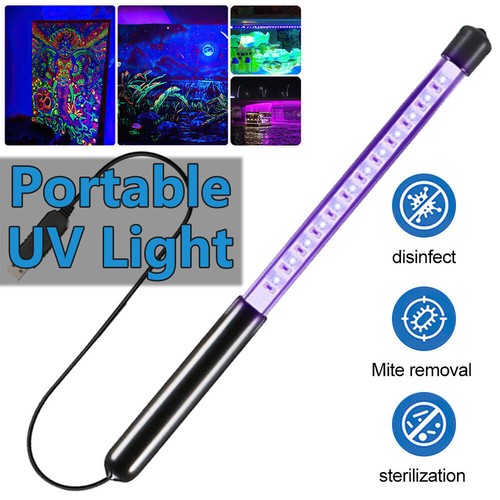 UV Portable sterilization UV Light Home Travel SHIPPING 3W LED Lamp USB ...
