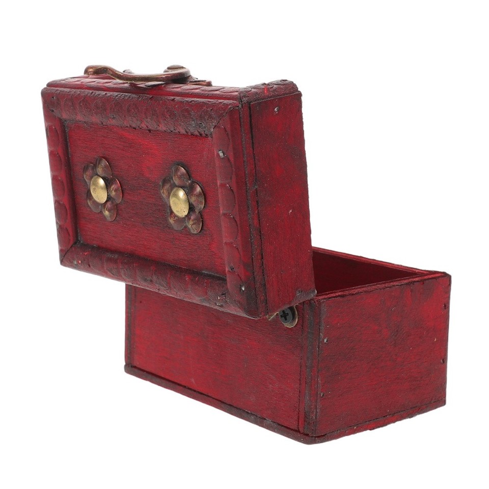 Keepsake Chest Treasure Storage Box Vintage Pirate Jewelry Storing ...