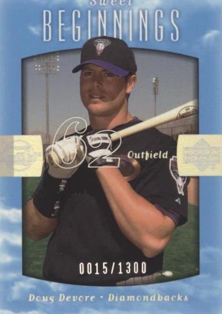 2002 Upper Deck Sweet Spot - Sweet Beginnings Doug DeVore #120 /1300 (RC) for sale online | eBay