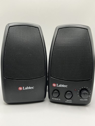Labtec Space Saver Audio SS-100 Computer Speakers - NO Power supply | eBay