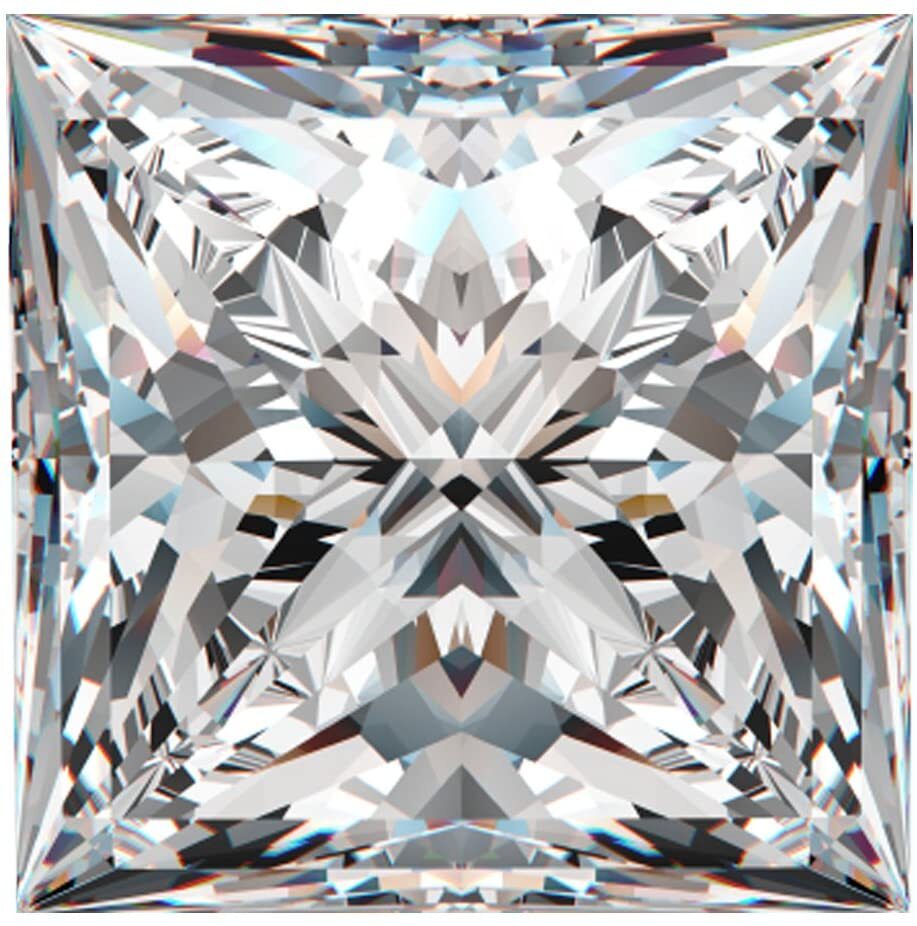 Cubic Zirconia AAA Quality Princess Cut 4.5x4.5 mm Square 100 pc Loose ...