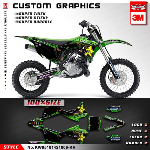 Waterproof Sticker Decal for KX85 KX100 2014 2015 2016 2017 2018 2019 ...