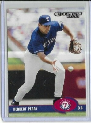 2003 Donruss #217 Herbert Perry Texas Rangers | eBay