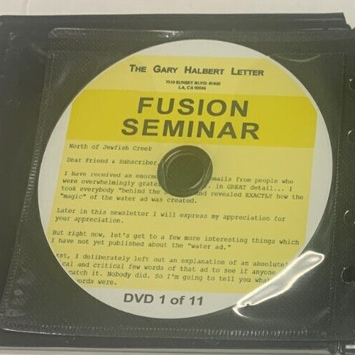 Gary Halbert 'FUSION SEMINAR' 12 Original | Grelly USA