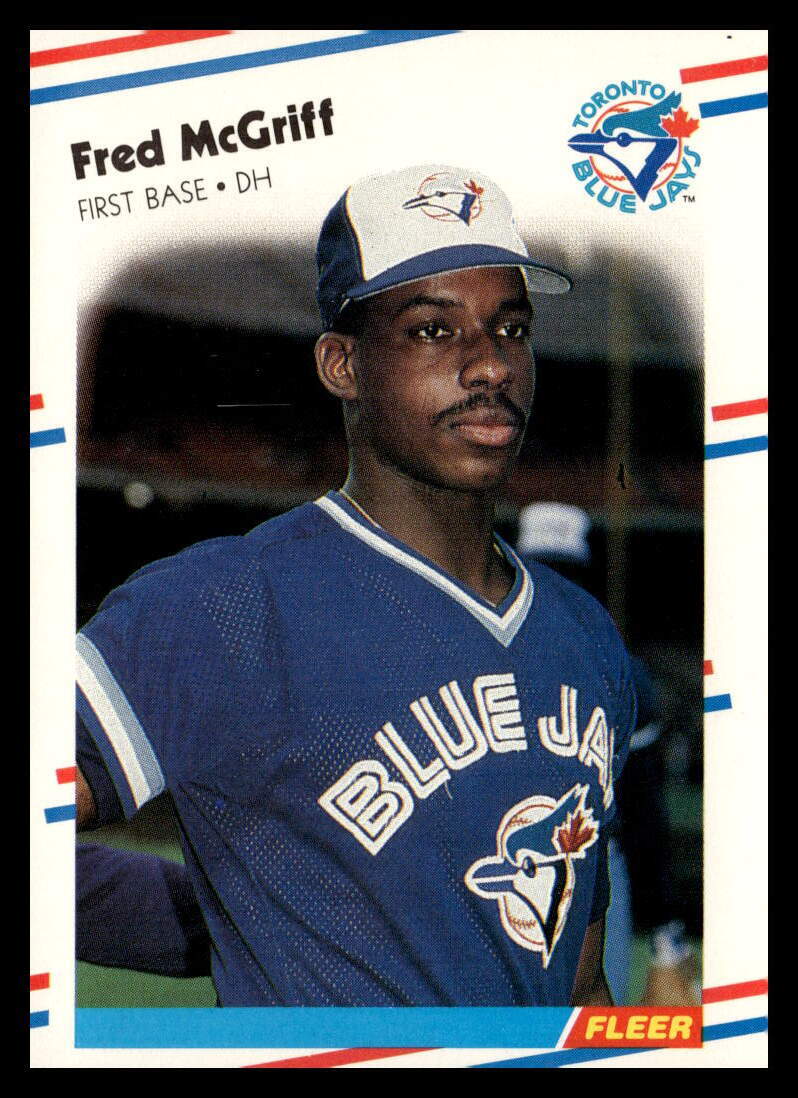 1988 Fleer #118 Fred McGriff Toronto Blue Jays Baseball Card | eBay
