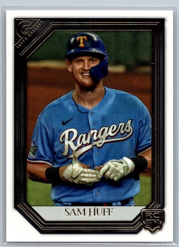 2021 Topps Gallery Baseball #126 Sam Huff RC Texas Rangers | eBay