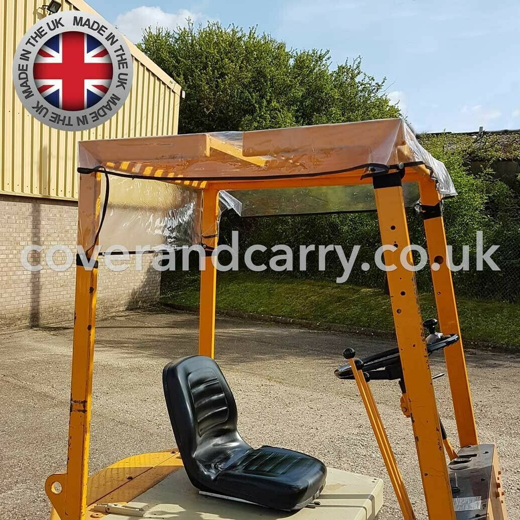 Forklift Rain Cover Roof Panel 52" x 49" With Adjustable Fastenings | eBay