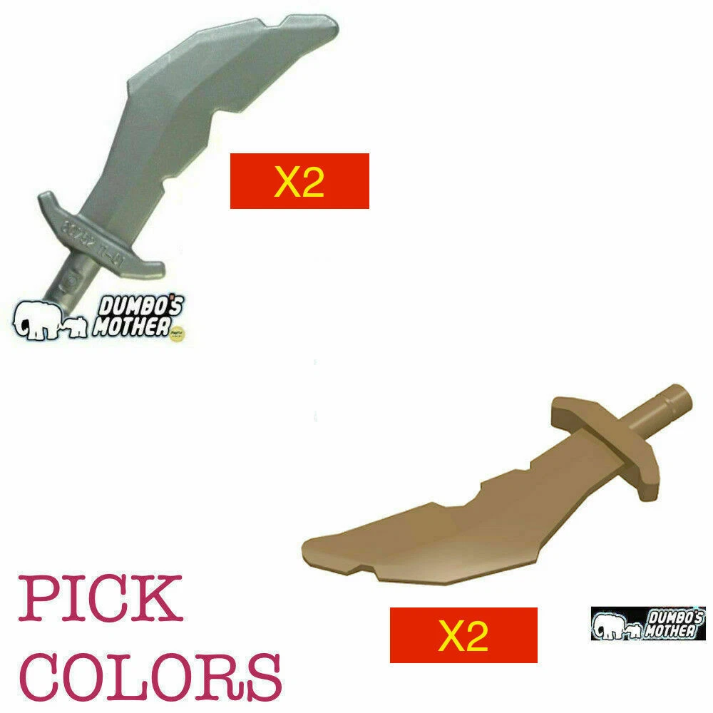 LEGO® Weapon Sword Scimitar With Nicks, 60% OFF