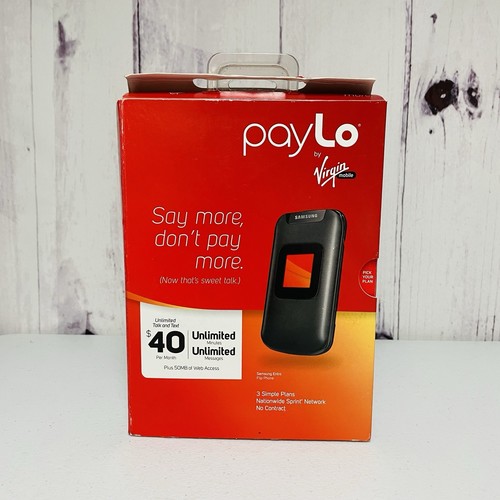 Samsung Entro SPH-M270 UD Black Paylo Virgin Mobile) Cellular Flip ...