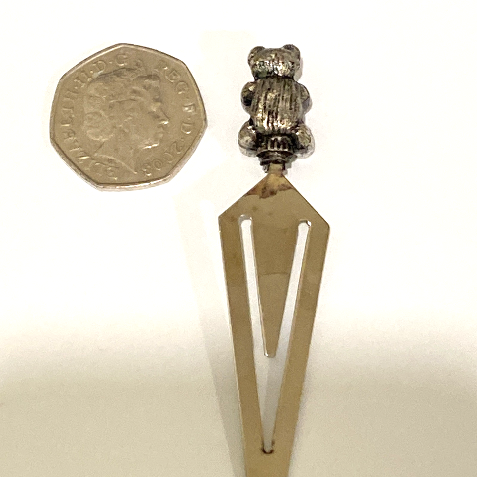 TEDDY BEAR Bookmark EX Shop display 2.5 Inch’s Length | eBay UK