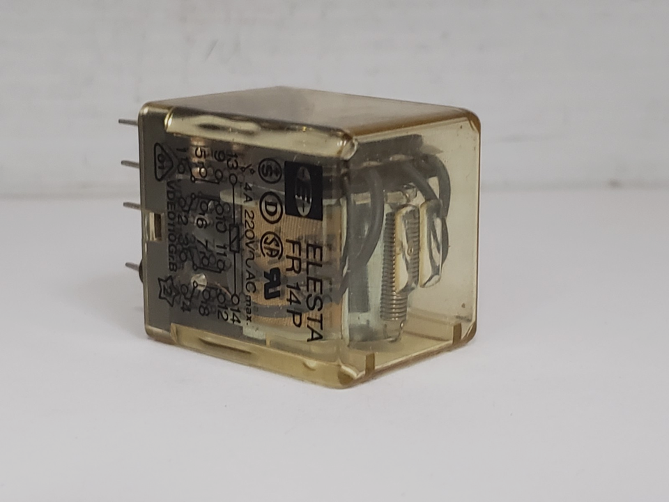 ELESTA FR14P RELAY 24V DC 4A 220V AC 14 PIN | eBay