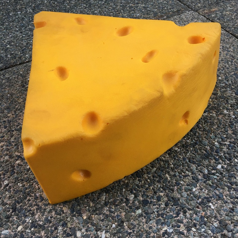 Vtg Cheesehead Hat Foam Cheese Green Bay Packers Wisconsin Badgers ...