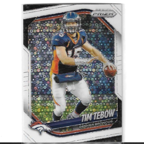 2025 Prizm NFL - Tim Tebow White Disco Prizm #300 - Denver Broncos | eBay