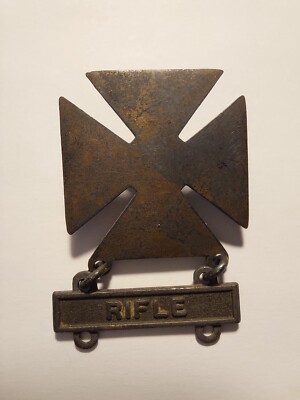 US ARMY WWII WW2 RIFLE MARKSMAN QUALIFICATION Badge Pin | eBay