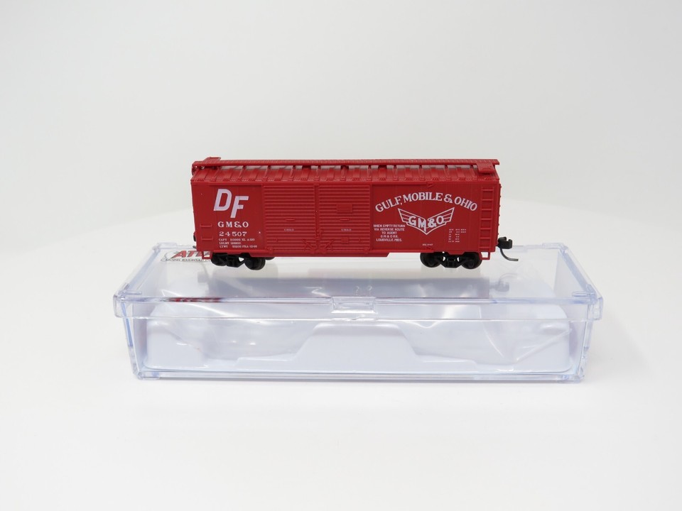 Atlas N 50006195 Gulf Mobile & Ohio GM&O 40' Double Door Boxcar Freight ...