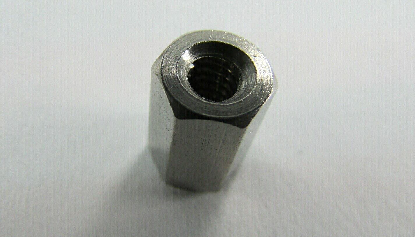 Lot 25 Amatom Female 6-32 x 3/8 Long 1/4" Hex Standoff Stainless 8213 ...