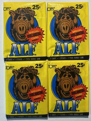 1987 Topps ALF Series 1 ONE Sealed Trading Card Wax Pack | eBay