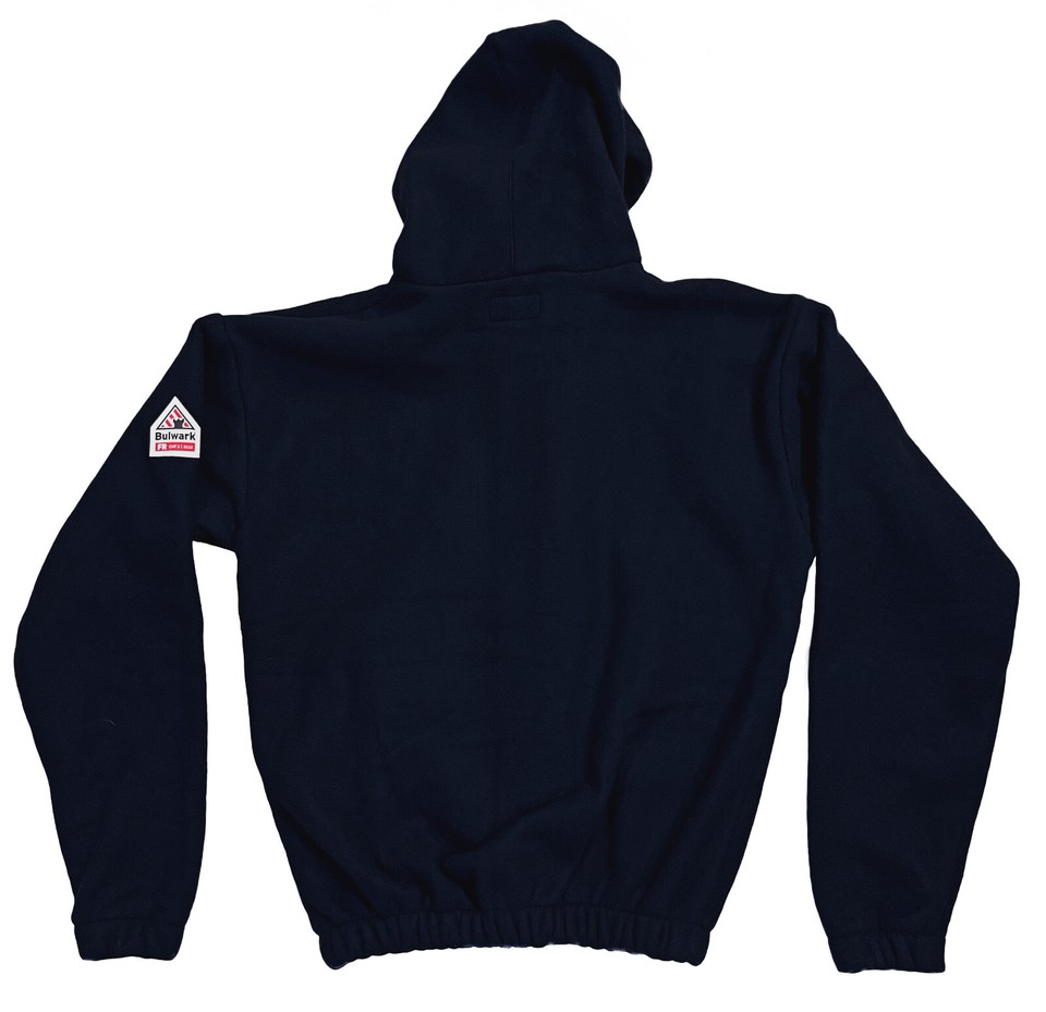 Bulwark Fleece FR CAT2 Arc8 ATPV NFPA Hood Zip Warm Wool Sweatshirt Men ...
