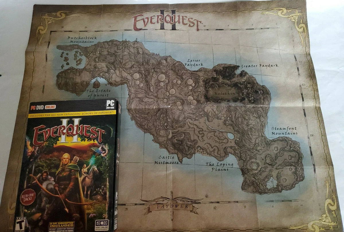 Everquest 2 World Map