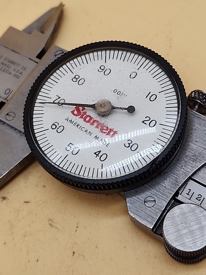 Starrett 120A-6 Dial Caliper Hardended Stainless Steel | eBay