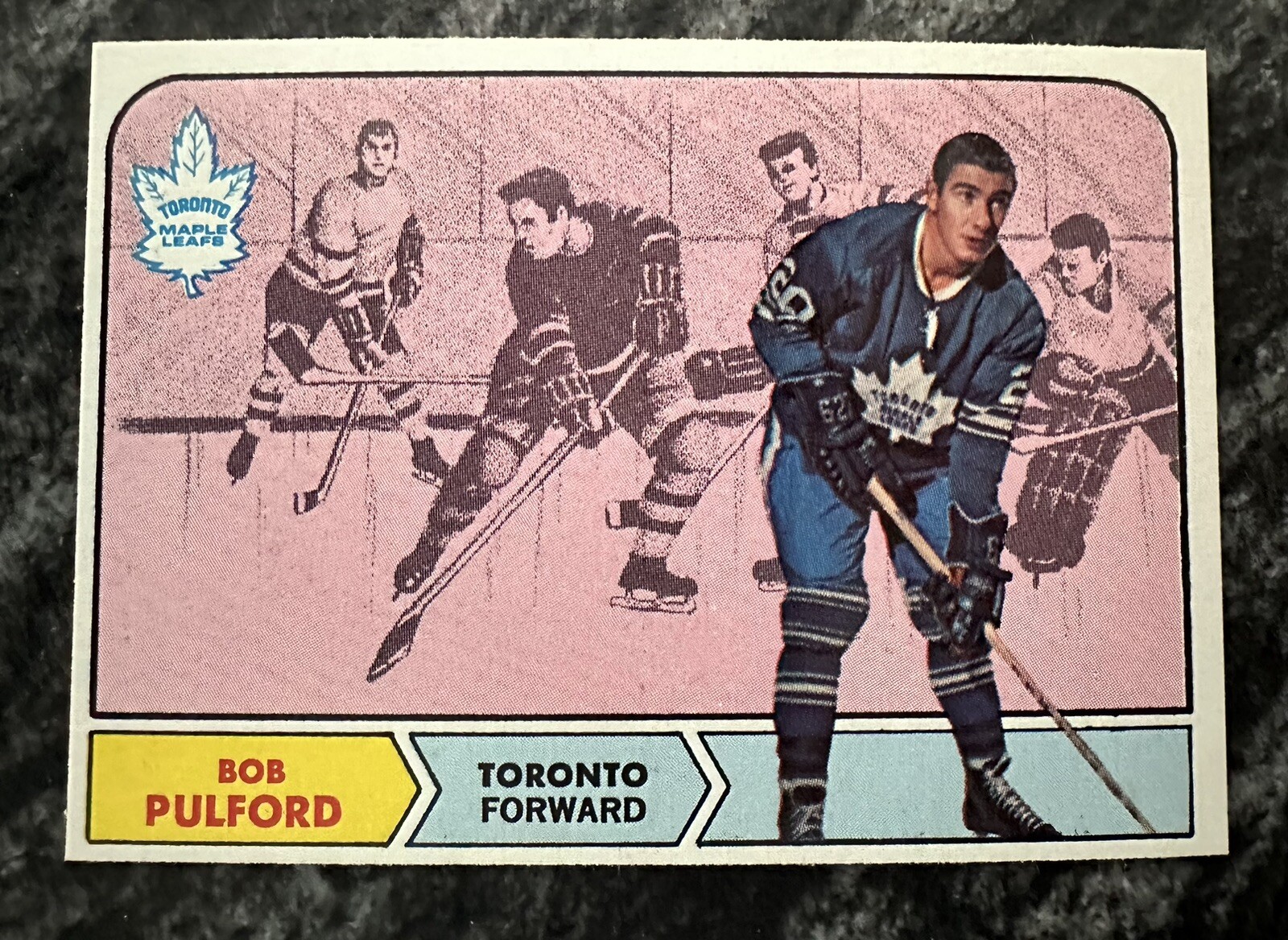 1968-69 Topps - Toronto Maple Leafs - Bob Pulford | eBay