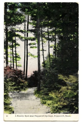 A Beauty Spot near Pepperell Springs Pepperell Massachusetts Vintage ...