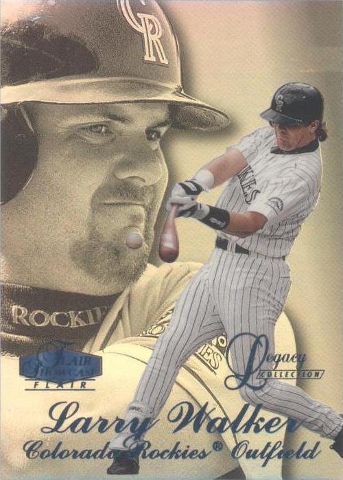 1998 Flair Showcase - Row 3 Larry Walker #33 Legacy Collection /100 for ...