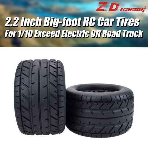 4x ZD Racing RC Rally Monster Tires & Wheels for HPI HSP 1/10 Off Road ...