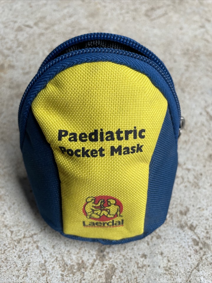 LAERDAL Paediatric Pediatric Pocket Mask CPR Barrier Device Child Baby ...