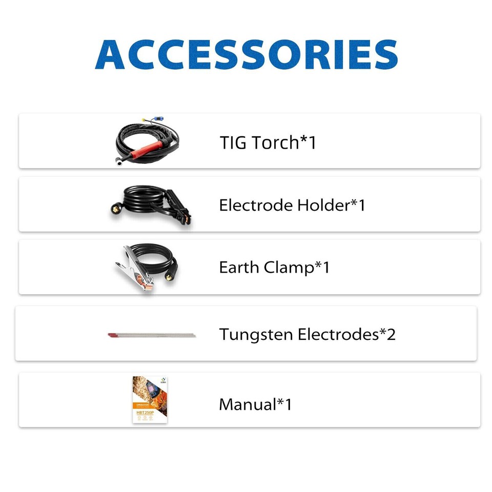 HITBOX AC DC Aluminum TIG Welder Pulse Digital MMA TIG Welding Machine ...