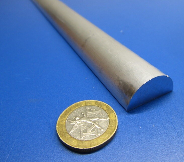 Aluminum Half Round Rod 1.00" Dia, x 1 Foot Length, 3 Units, 3 Ft | eBay